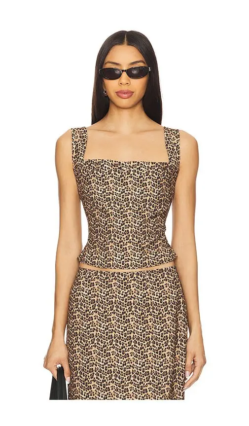 Miaou Imogene Corset - Leopard