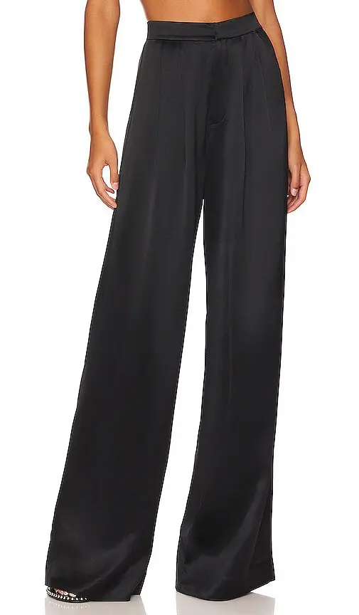 NONCHALANT LABEL Paris Wide Leg Pant - Black