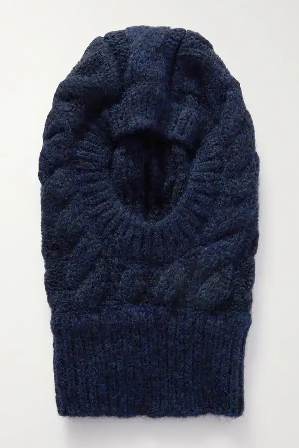 Simone Rocha バラクラバ｜Simone Rocha Gray Beaded Balaclava Simone