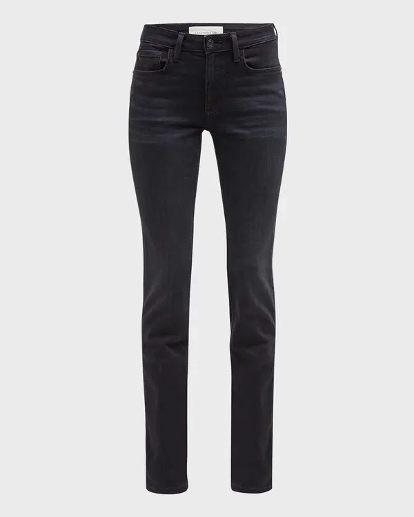 Lafayette 148 New York Mercer Kick Flare Jean - Washed Onyx