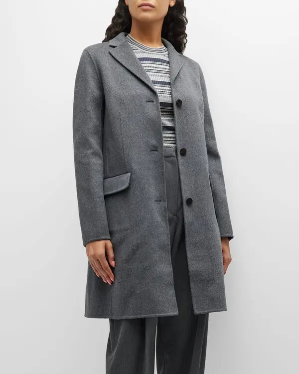 Buy Theory Double-face Wool-cashmere Coat - Chmg At 75% Off | Editorialist