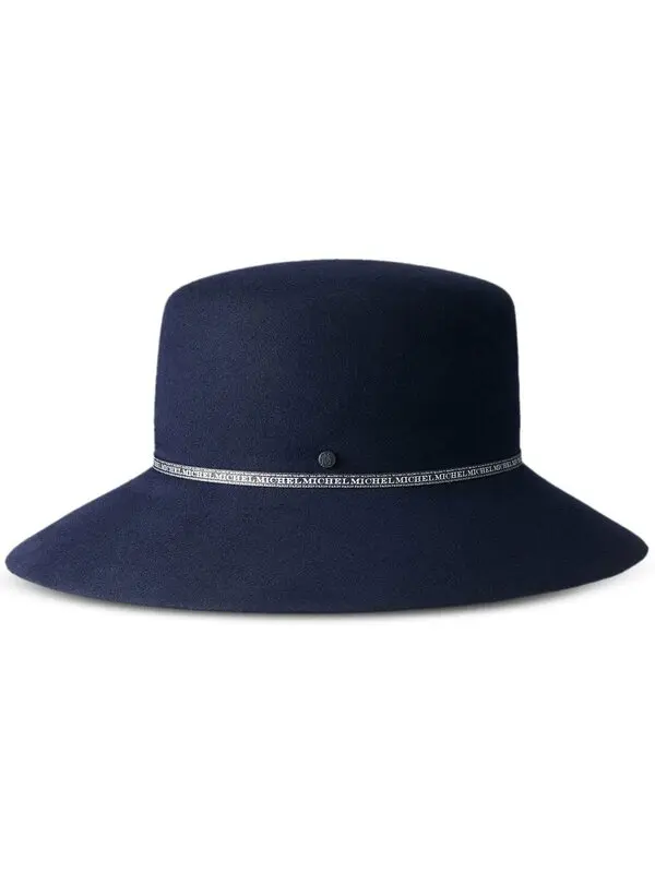 MAISON MICHEL Kendall Collapsible Hat - Blue