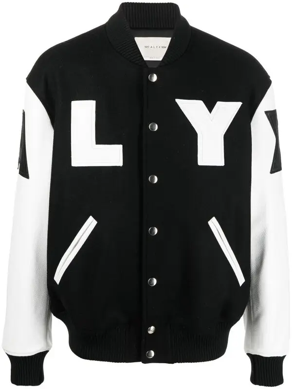 1017 Alyx 9sm Logo-print Varsity Jacket