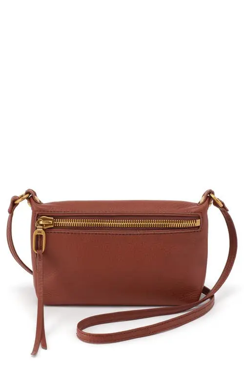 Hobo Pacer Leather Crossbody Bag - Toffee | Editorialist