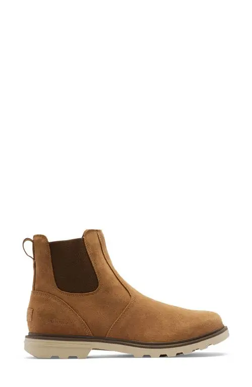 Sorel Carson Waterproof Chelsea Boot - Camel Brown/oatmeal