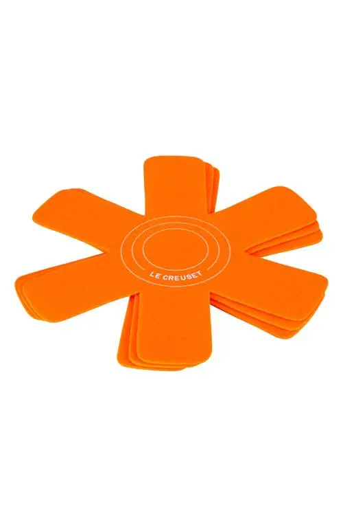LE CREUSET Set Of 3 Felt Pan Protectors - Flame