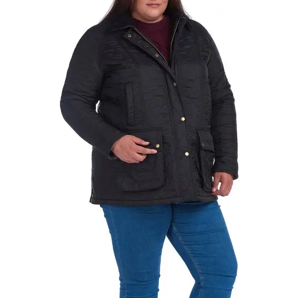 Barbour Beadnell Polarquilt Jacket - Black/black