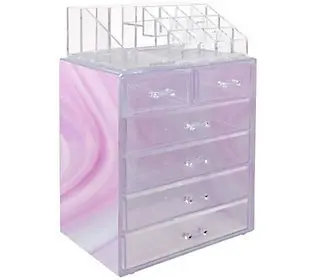 SORBUS Makeup And Jewelry Case 4 Large, 2 Sm All Drawers
