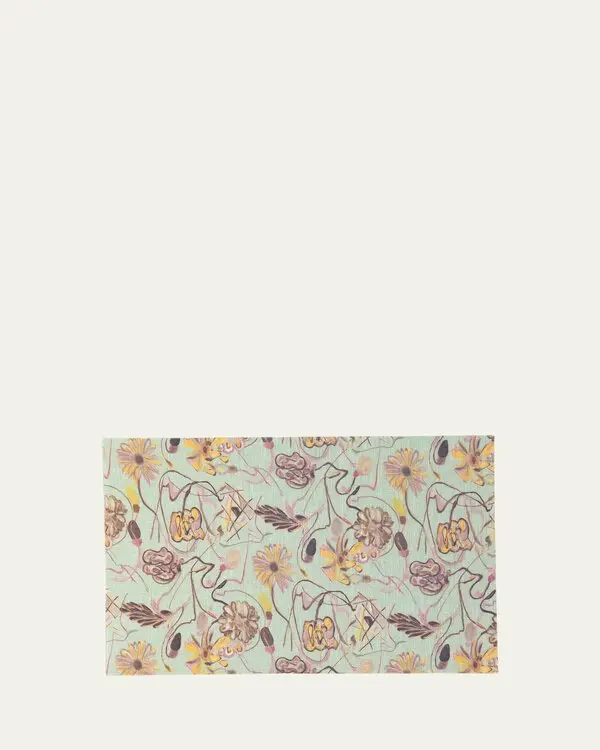 LUISA LONGO Bouquet Printed Placemat, 12" X 17