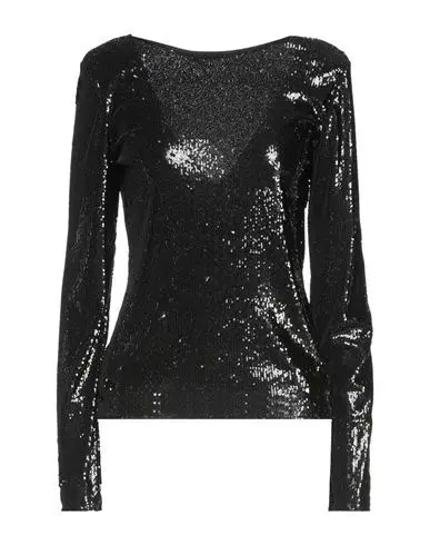 Patrizia Pepe Embellished Scoop Neck Top