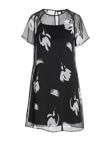 Armani Exchange Mini Flared Dress - Black