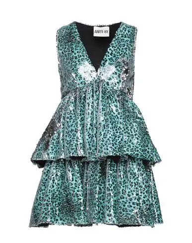 ANIYE BY Leopard-print Mini Dress - Green