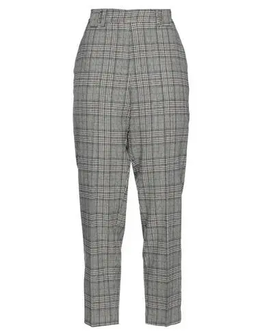 Momoni Flannel Plaid Tapered Trousers