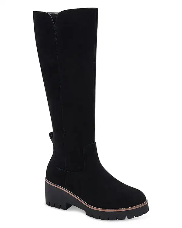 Blondo Deon Boots Black Suede Editorialist