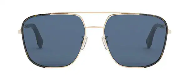 Fendi Classic Fe 40059u 10v Navigator Sunglasses - Blue  display picture 1