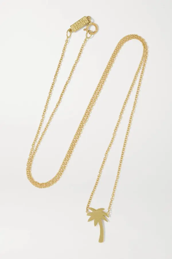 JENNIFER MEYER Mini Palm Tree 18-karat Necklace