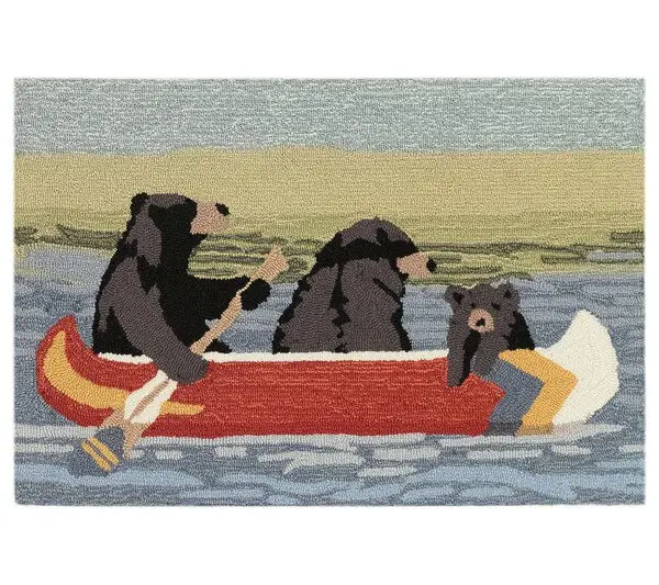 LIORA MANNE Frontporch Are We Bear Yet Rug Lak 20' X 30