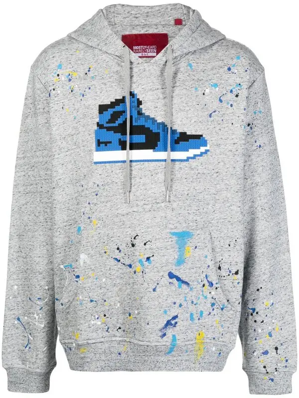 MOSTLY HEARD RARELY SEEN Marina Long-sleeve Hoodie - Grey