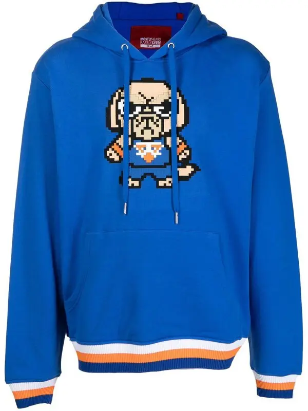 MOSTLY HEARD RARELY SEEN New York Long-sleeve Hoodie - Blue