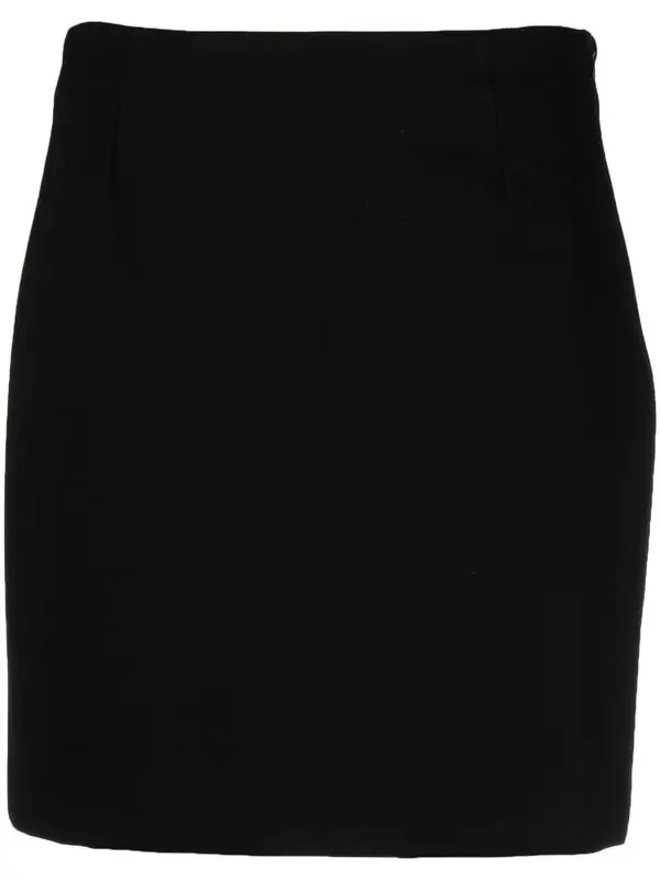 LARDINI Fitted Mini Skirt - Black
