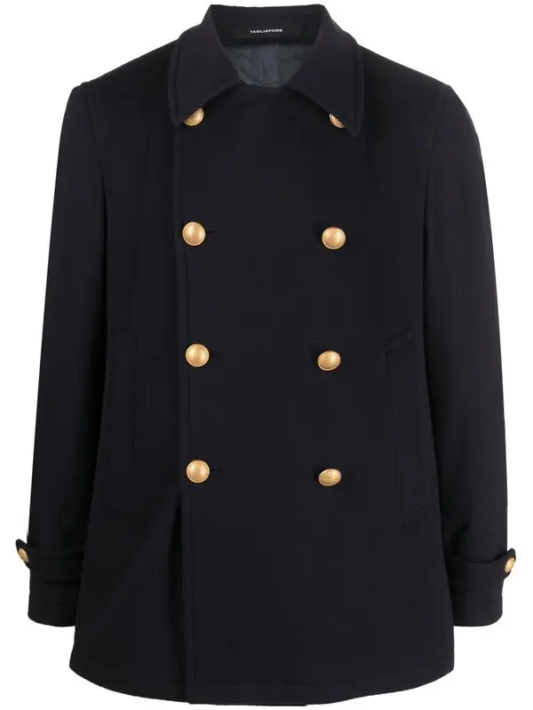 Tagliatore Double-breasted Wool-cashmere Coat