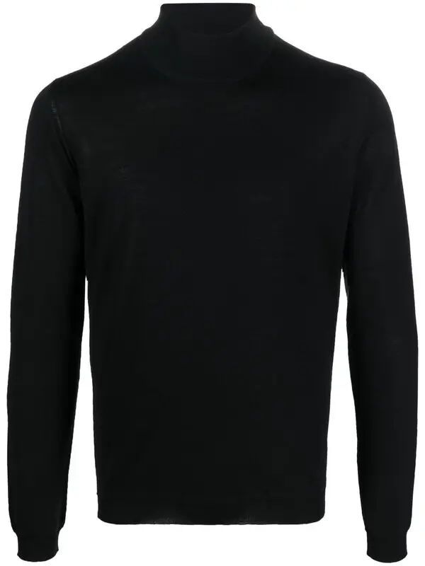 GOES BOTANICAL Fine-knit Merino Jumper - Black