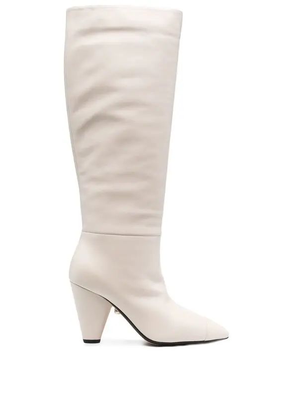 ALEVI MILANO Knee-length Cone-heel Boots - Neutrals