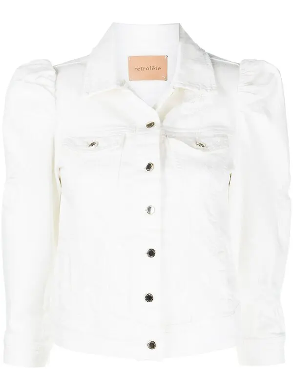 Retrofete Ada Denim Jacket - White