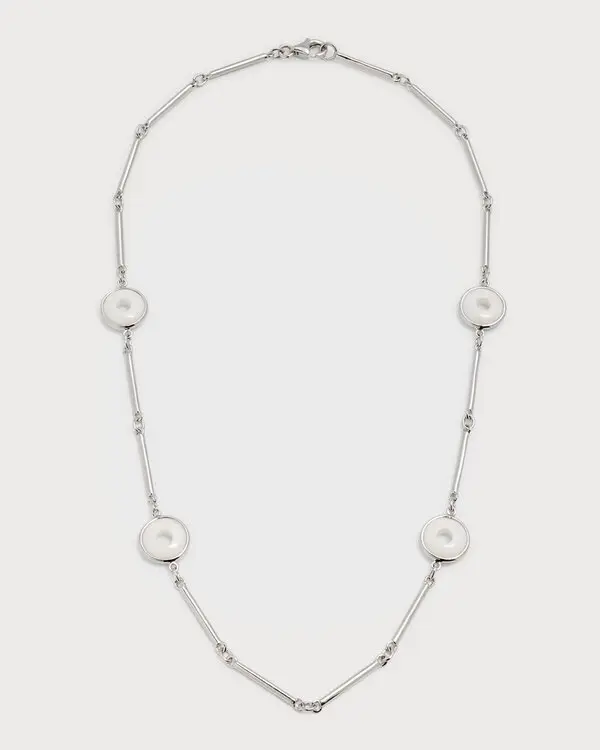 SANALITRO 18k Gold Necklace With Agate