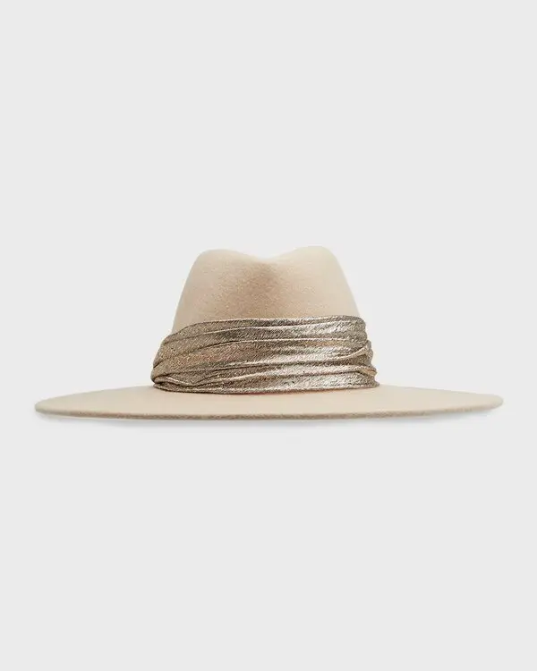 Eugenia Kim Harlowe Fedora Hat - Alabaster