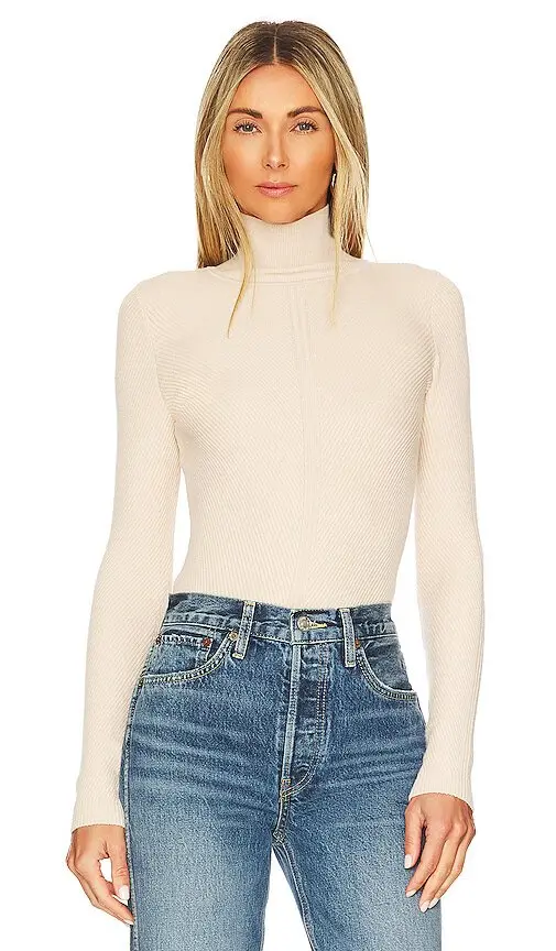 House Of Harlow 1960 X Peyton Turtleneck Sweater - Cream
