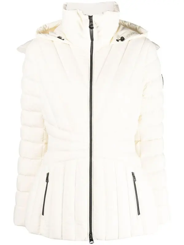 Mackage Logo-patch Puffer Jacket - Neutrals | Editorialist