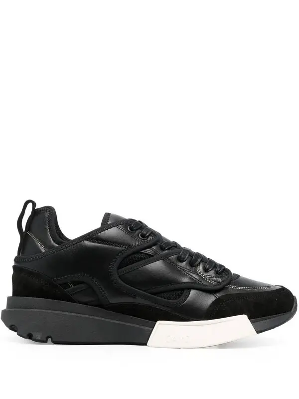 OAMC Panelled Low-top Sneakers - Black