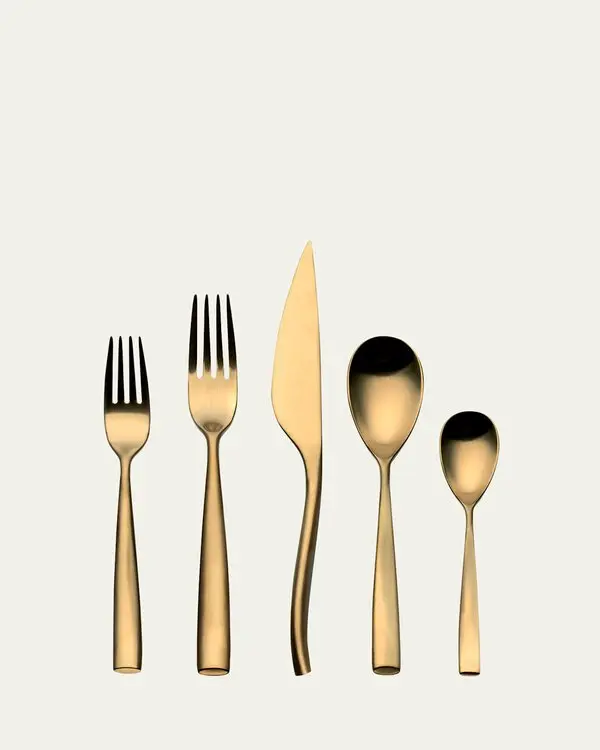 MEPRA Arte Oro Ice 5-piece Flatware Set - One-color