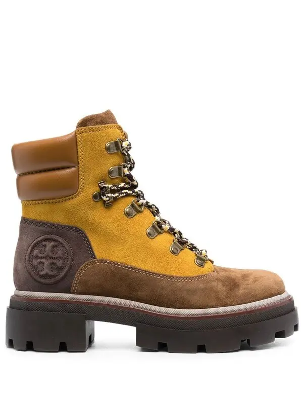 Tory Burch Colour-block Panelled Ankle Boots