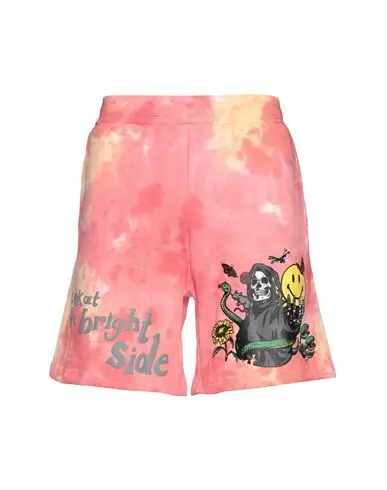 MARKET Smiley Look At The Bright Side Tie-dye Sweatshorts - Pink