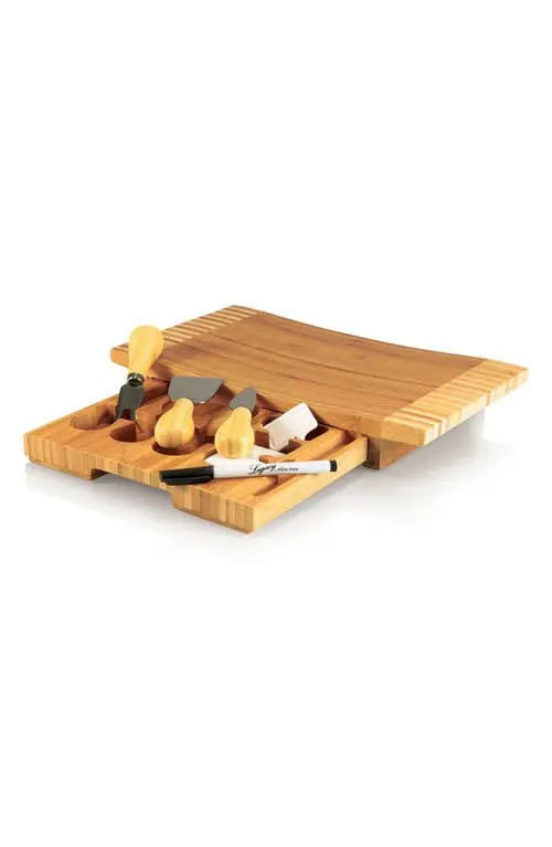 TOSCANA Concavo' Cheese Board Set - Brown | Editorialist