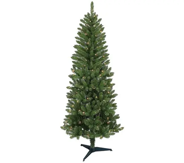 PULEO INTERNATIONAL Puleo Pre-lit 6' Carson Pine Artificial Tree Wi Th 150 Lights