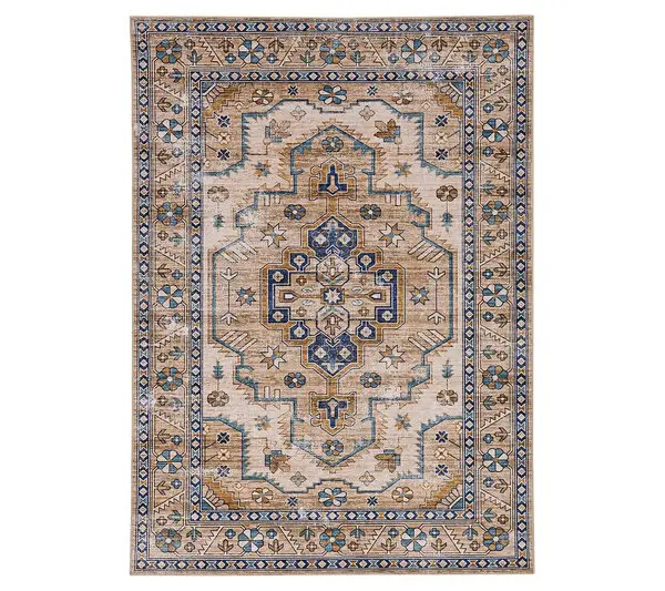 LINON Home Von Washable 2'x'3 Non-slip Decorati E Rug