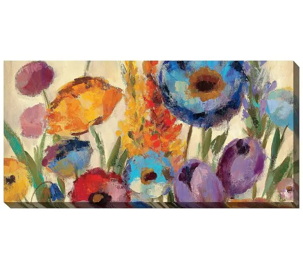 WEST OF THE WIND Razzle Dazzle Outdoor Canvas Art 48x24