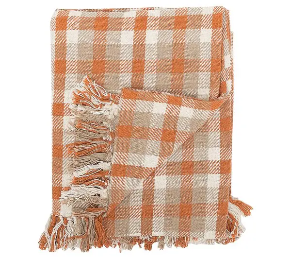 VALERIE PARR HILL Dunmore Plaid Woven 50' X 60' Throw Blanket Valerie
