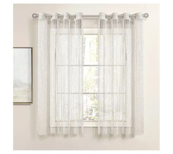 LUSH DECOR Night Sky String Thread Grom. Div. White Sing. Y