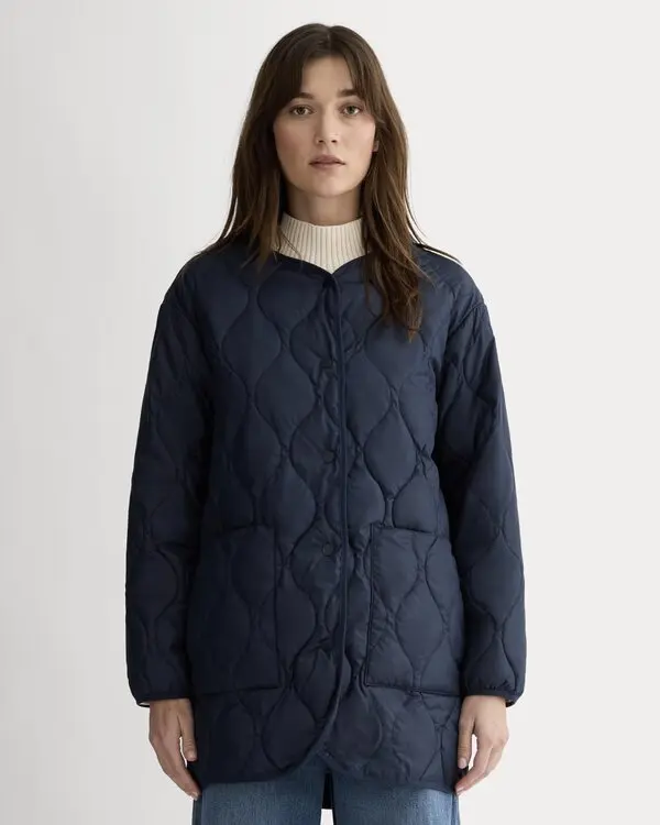 Everlane Quilted Liner - Navy