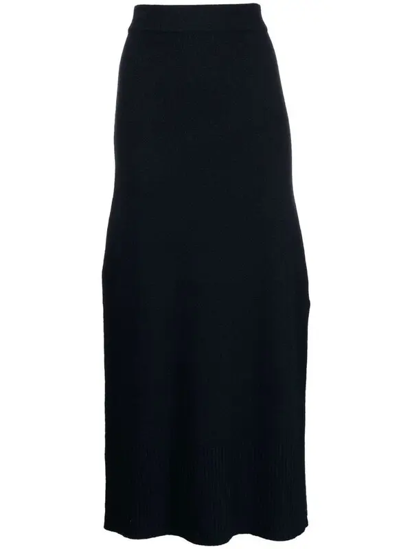 Altuzarra High-waisted Knitted Midi Skirt - Blue