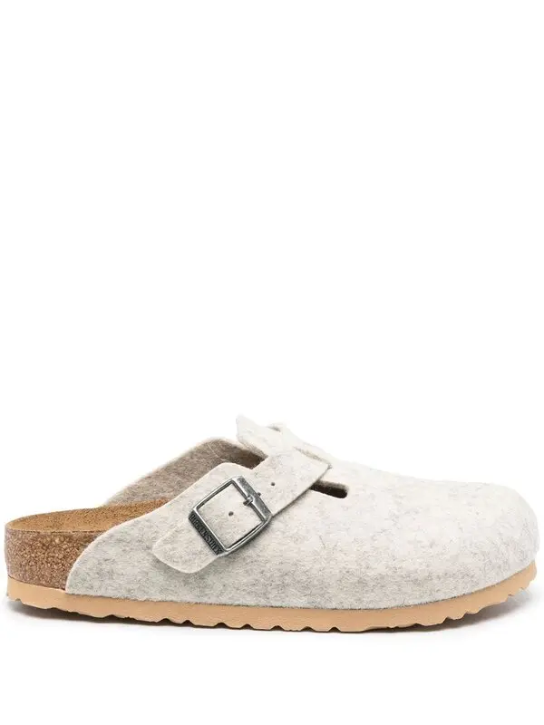 BIRKENSTOCK Boston Wool-felt Clogs
