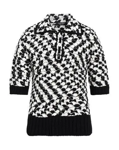 Dolce & Gabbana Sweater Size Cotton, Metallized Polyamide, Polyamide - Black