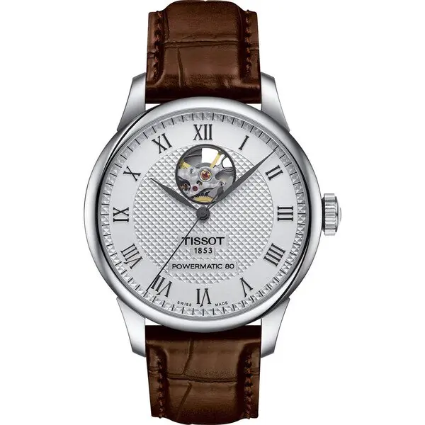 TISSOT Le Locle Powermatic 80 Strap Watch - Brown