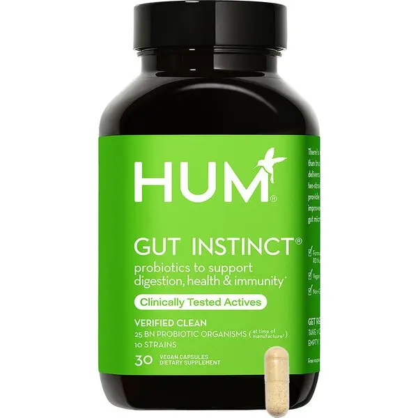 HUM Gut Instinct™ Probiotic Dietary Supplement