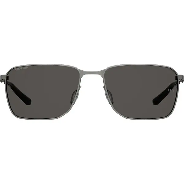 Under Armour 58mm Rectangular Sunglasses - Ruthenium/grey Polar