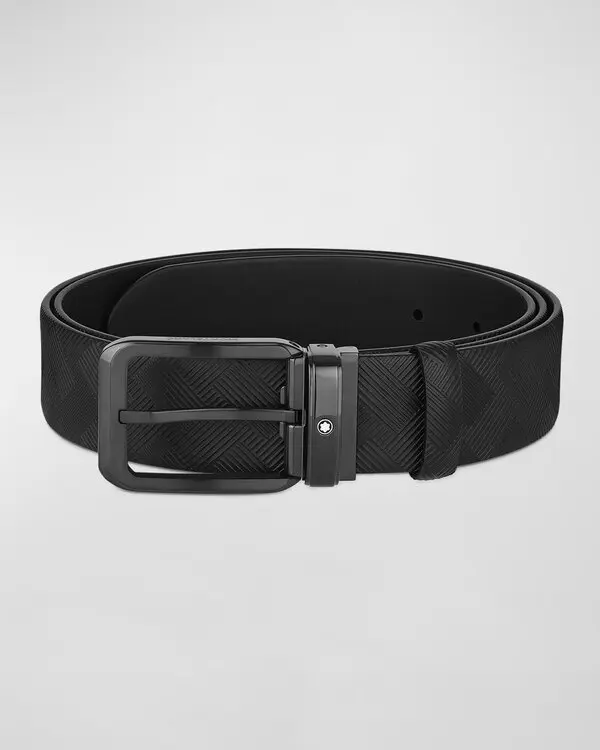 MONTBLANC 35mm Reversible Belt - Black